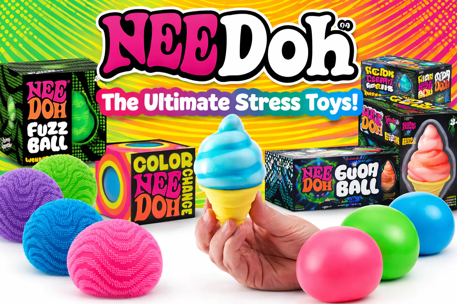 All NeeDoh Products | Complete Sensory Fidget Toy Collection
