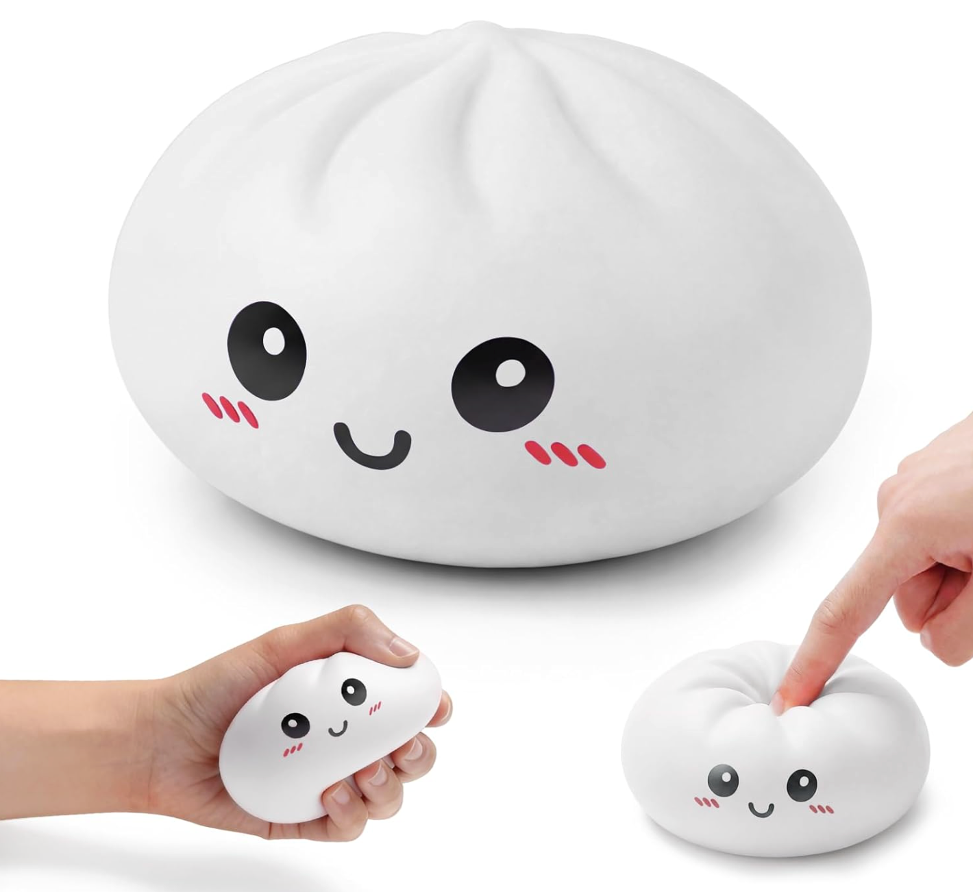 NeeDoh Dumpling — Squishy Bao Sensory Squeeze Toy