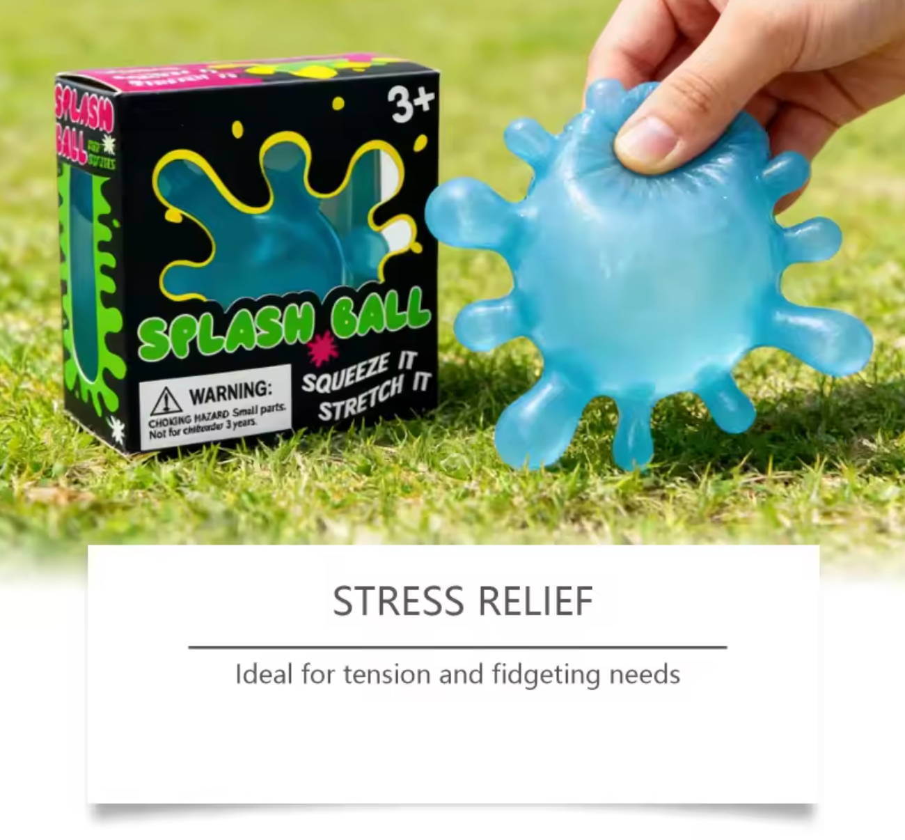 NeeDoh SplootSplat | Splat & Pull Sensory Fidget Toy