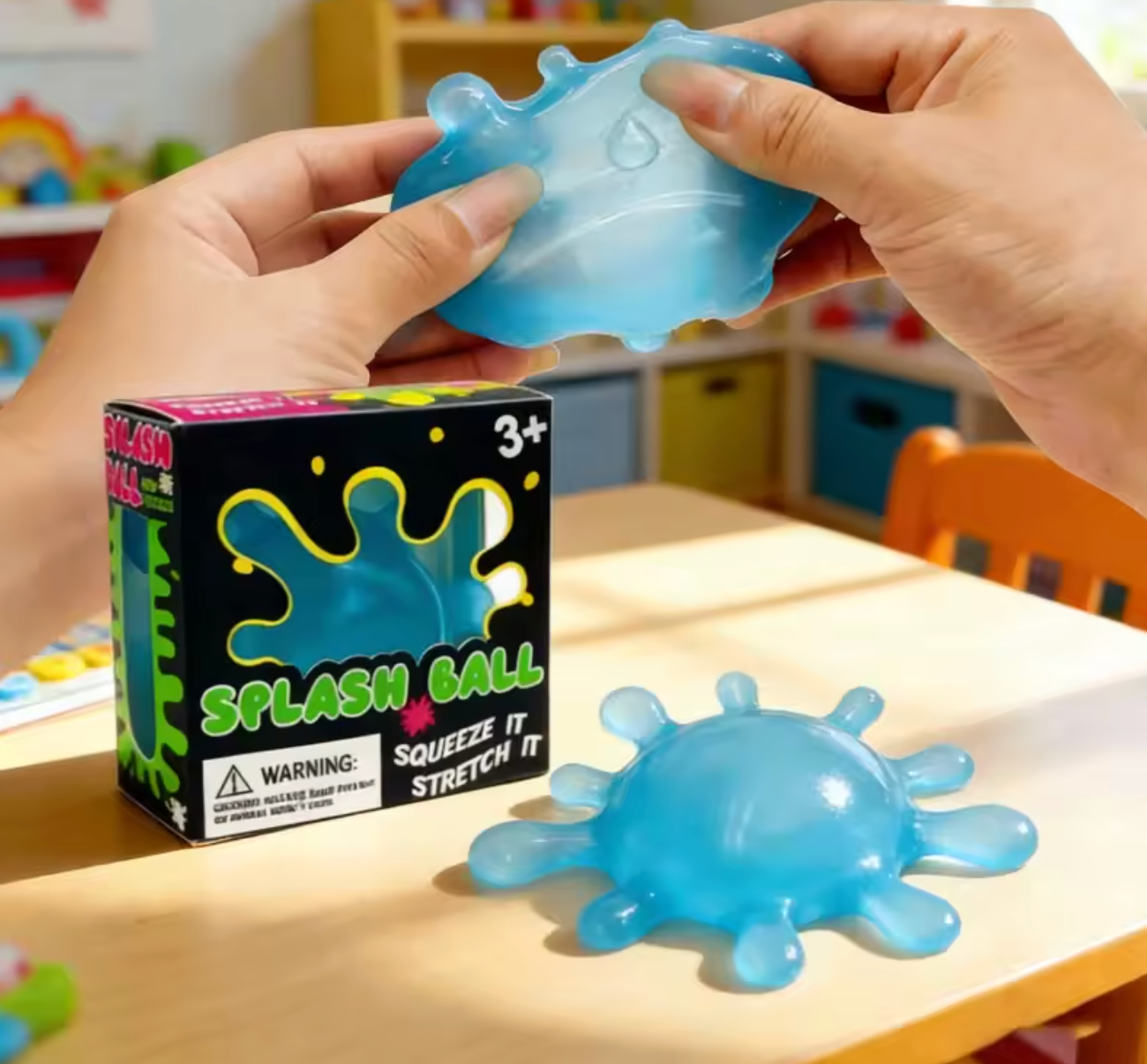 NeeDoh SplootSplat | Splat & Pull Sensory Fidget Toy